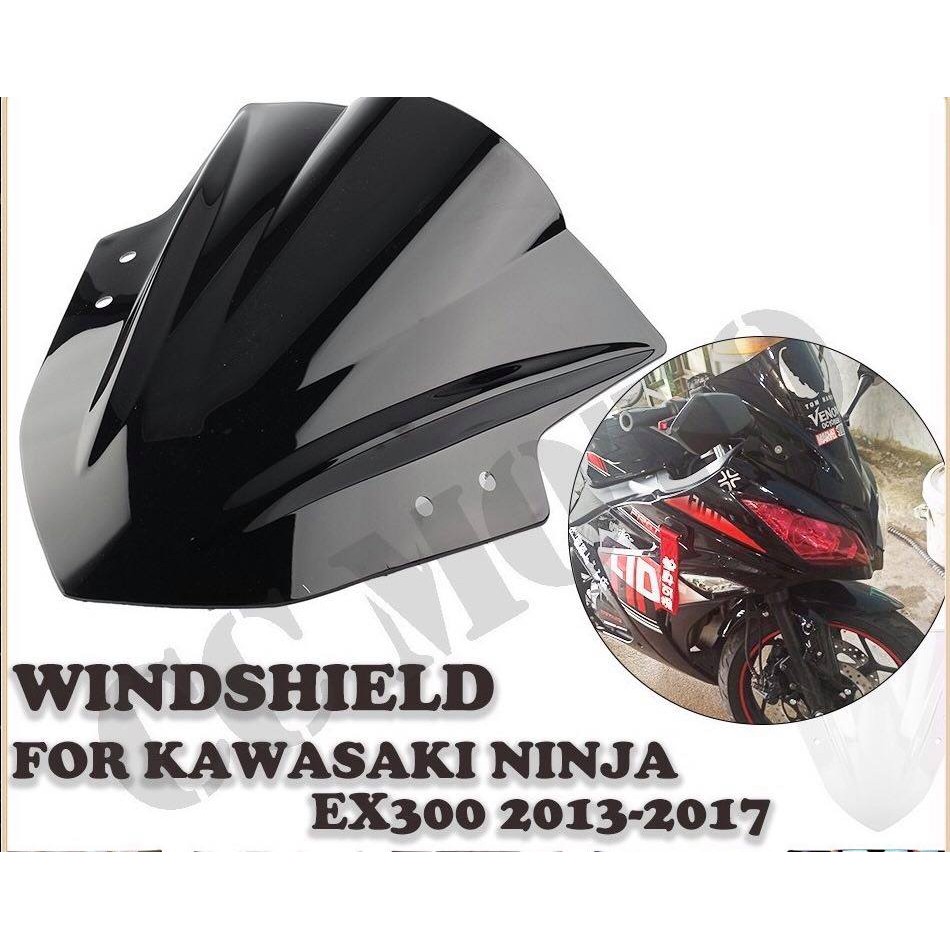 KAWASAKI Double Bubble Visor Windshield Windscreen NINJA 250 NINJA 300 ...