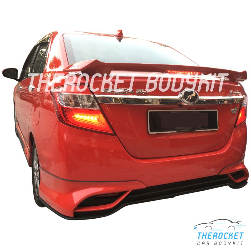Perodua Bezza 2016-2019 Gear Up Rear Skirt Bodykit Material PU With ...