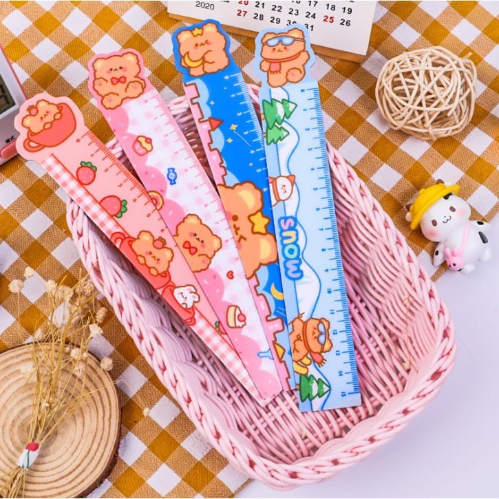 Cute Animal Flexible Magnetic Ruler / Ruler / Ruler / Cute Animal ...