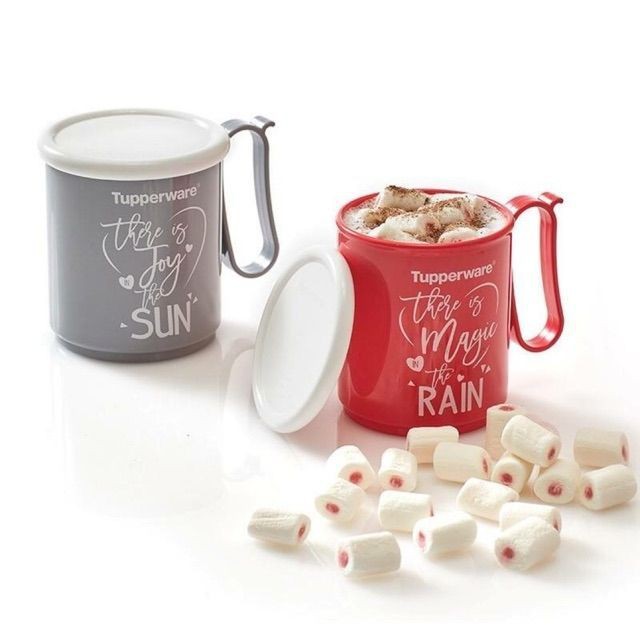 Jumbo Mug Tupperware 500 ml (Grey) | Shopee Malaysia