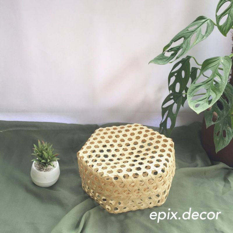 Hexagone Hampers Box (Bamboo) | Shopee Malaysia