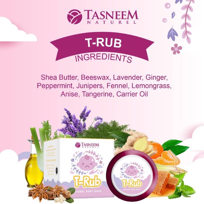 FREE GIFT💝Tasneem Natural Oil🔥T-rub Balm🔥Combo budget🔥Set Newborn🔥Set ...