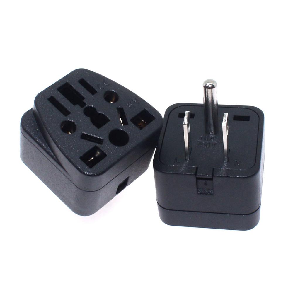 NEW US Plug Adapter 10A250V Type-B Travel Adapter Multifunction ...