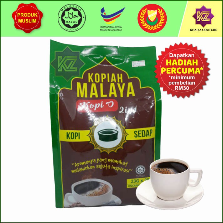 Kopi O 2in1 KOPIAH MALAYA Kopi Uncang Sachet | Shopee Malaysia