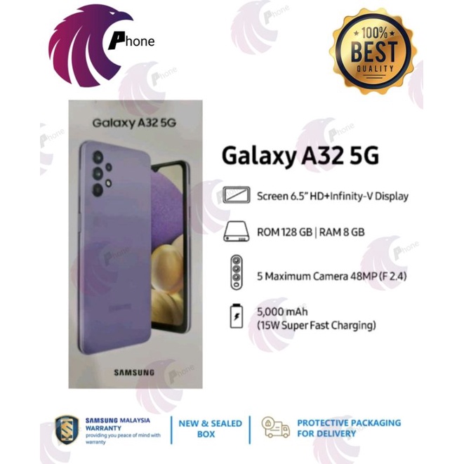 Samsung Galaxy A32 5G (128 Rom + 8 Ram) with official Samsung Warranty ...