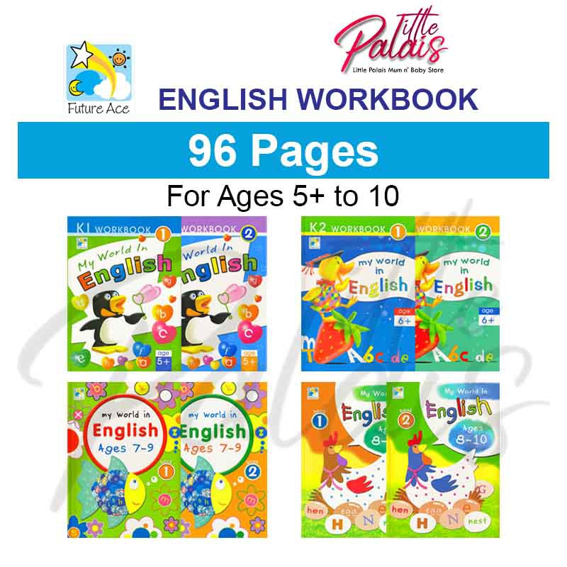 English Workbook Kindergarten to Primary 96 Pages Activitiy Book Early ...