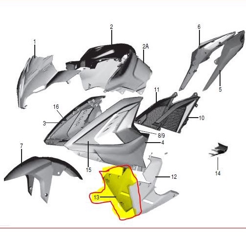 BAJAJ RS200 COVER PART -3 | Shopee Malaysia