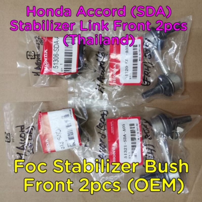 Stabilizer Link Left & Right Honda Accord SDA Front (Japan) 2pcs Foc ...
