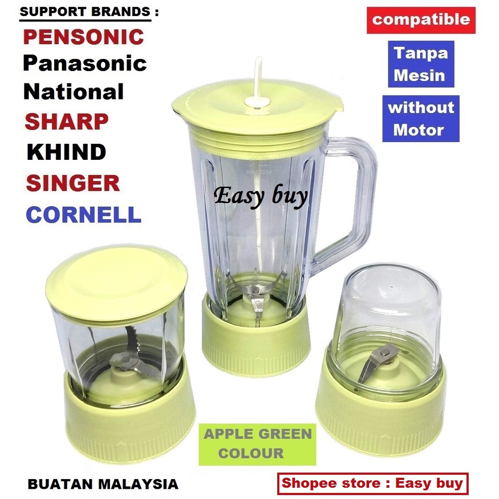 Multi Blender Jug/DRY MILL/WET MILL support PENSONIC/Panasonic/National ...