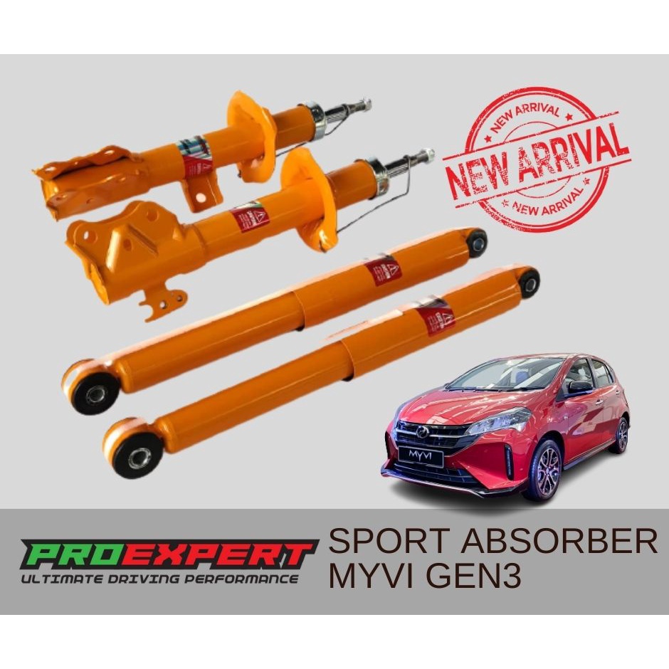 Myvi Gen3 Proexpert Sport Absorber Short Stroke | Shopee Malaysia