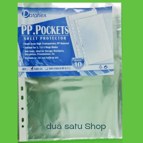Dataflex PP Pocket / Sheet Protector A4 (10 sheets) | Shopee Malaysia