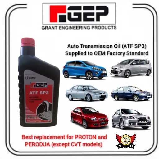 GEP ATF SP3 Fully Synthetic Auto Transmission Fluid (1L) | Shopee Malaysia