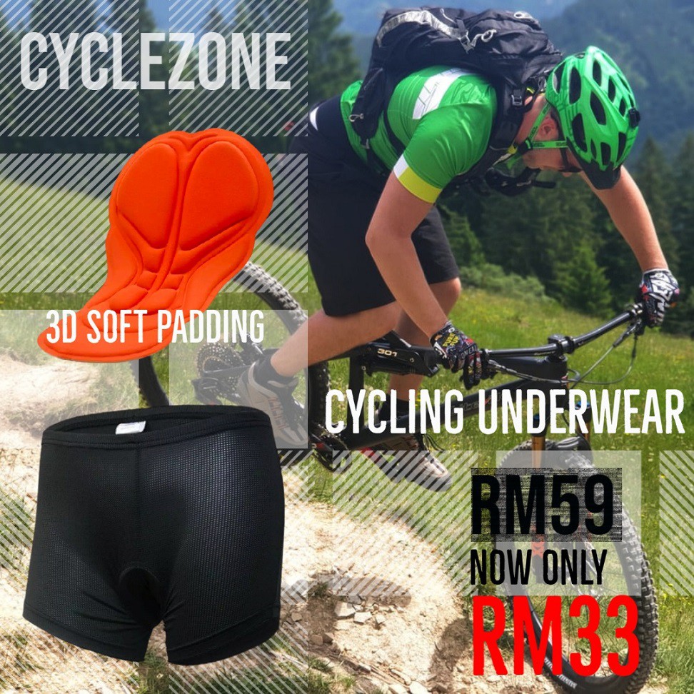 🔥Ready Stock🔥 Cyclezone Cycling Underwear 3D Pading Bicycle RB MTB Road ...