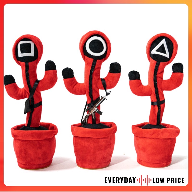 💰READY STOCK💰Tik Tok Dancing SQUID GAME Dancing Plush Shake Toy Dancing ...