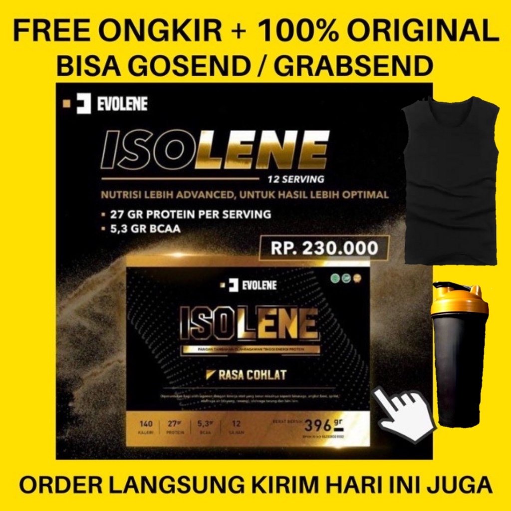 Evolene ISOLENE WHEY PROTEIN ISOLATE 396gr Contents 12 Sachets ISOLIN EVOLINE WHEY ISOLET ORI ...
