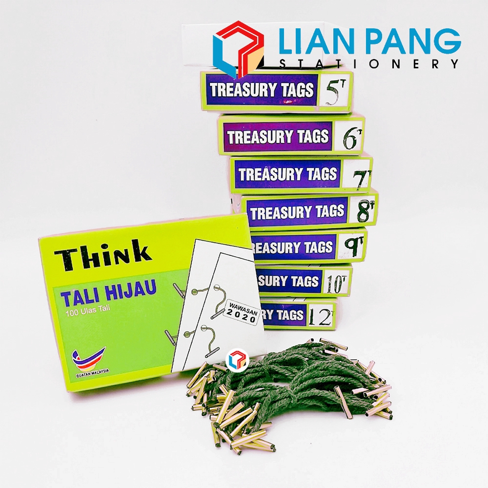 [LIAN PANG] Treasury Tags 3T/4T/5T/6T/7T/8T/9T/10T/12T [LPStationery ...