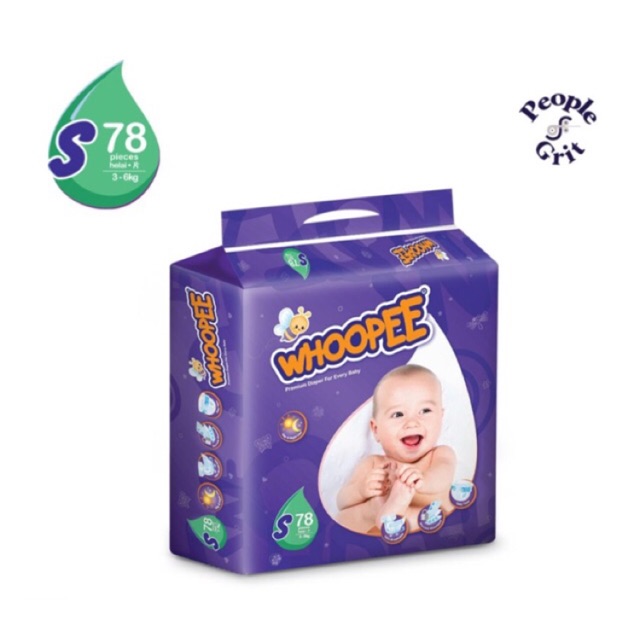 Whoopee PREMIUM Diaper S78 / M69 / L60 / XL54 | Shopee Malaysia