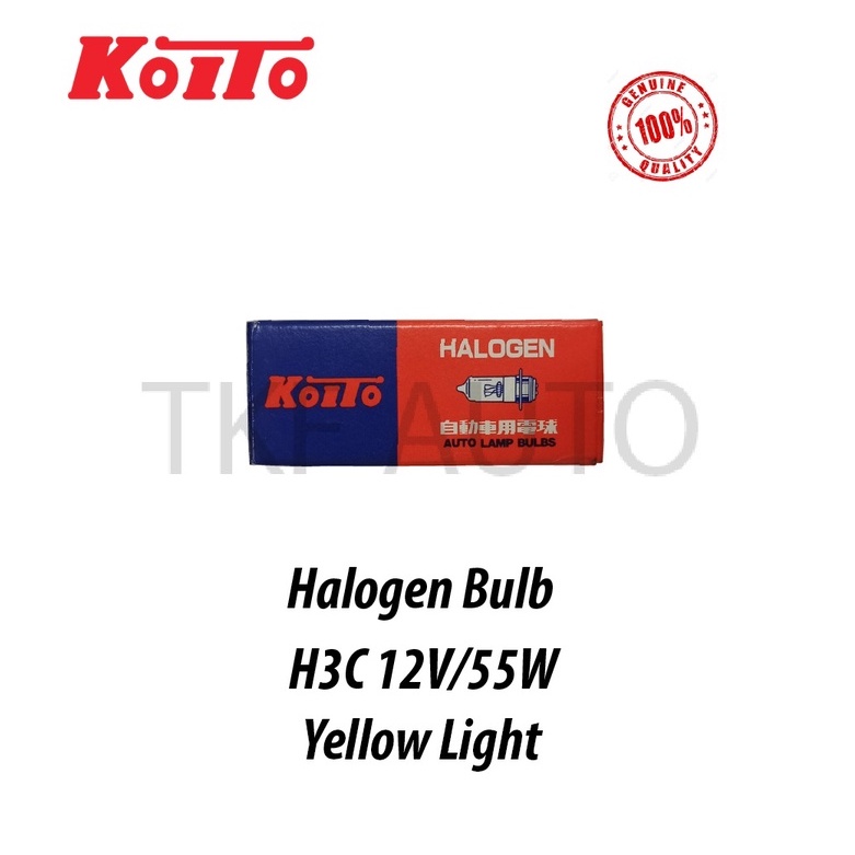 Koito Halogen Bulb H3C 12V 55W - Made in Japan | Shopee Malaysia