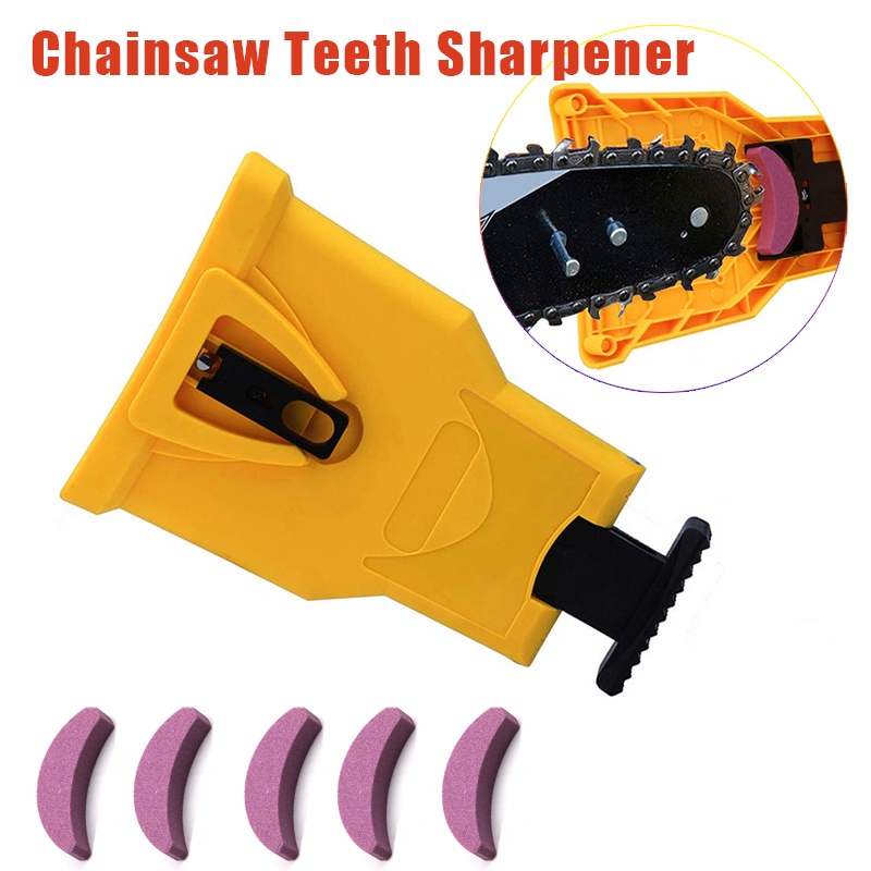 Portable Sharpen Chain Saw Chainsaw Teeth Sharpener Bar-Mount Fast ...