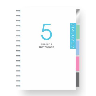 Masterprint Academy 5 Subject Note Book ( A5 Size ) | Shopee Malaysia