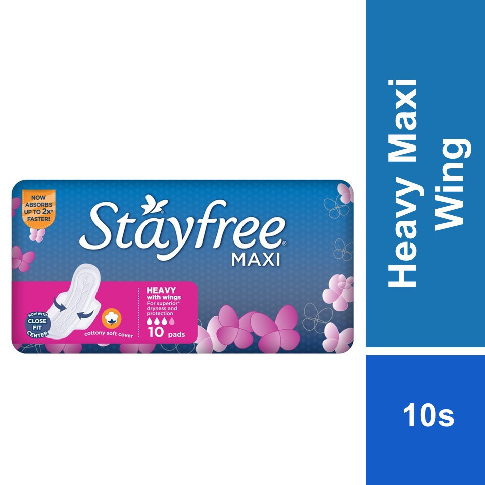 Stayfree Cottony Soft Maxi Wing 10s | Shopee Malaysia