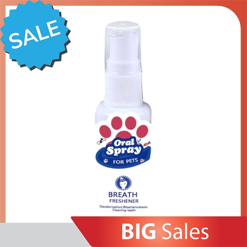 Pet Oral Cleanser Pet Breath Freshener Mouth Oral Spray Fresh Breathing Dental Care for Dog ...