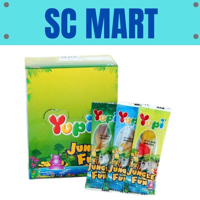 [SC] Yupi Jungle Fun Gummy Candy 6gm*24piece | Shopee Malaysia
