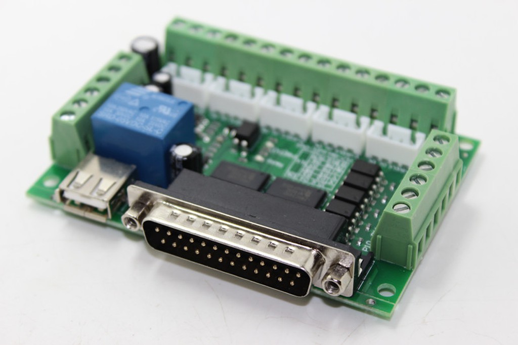 MACH3 Engraving Machine Interface Panel 5-Axis Stepper Motor Driver cnc ...