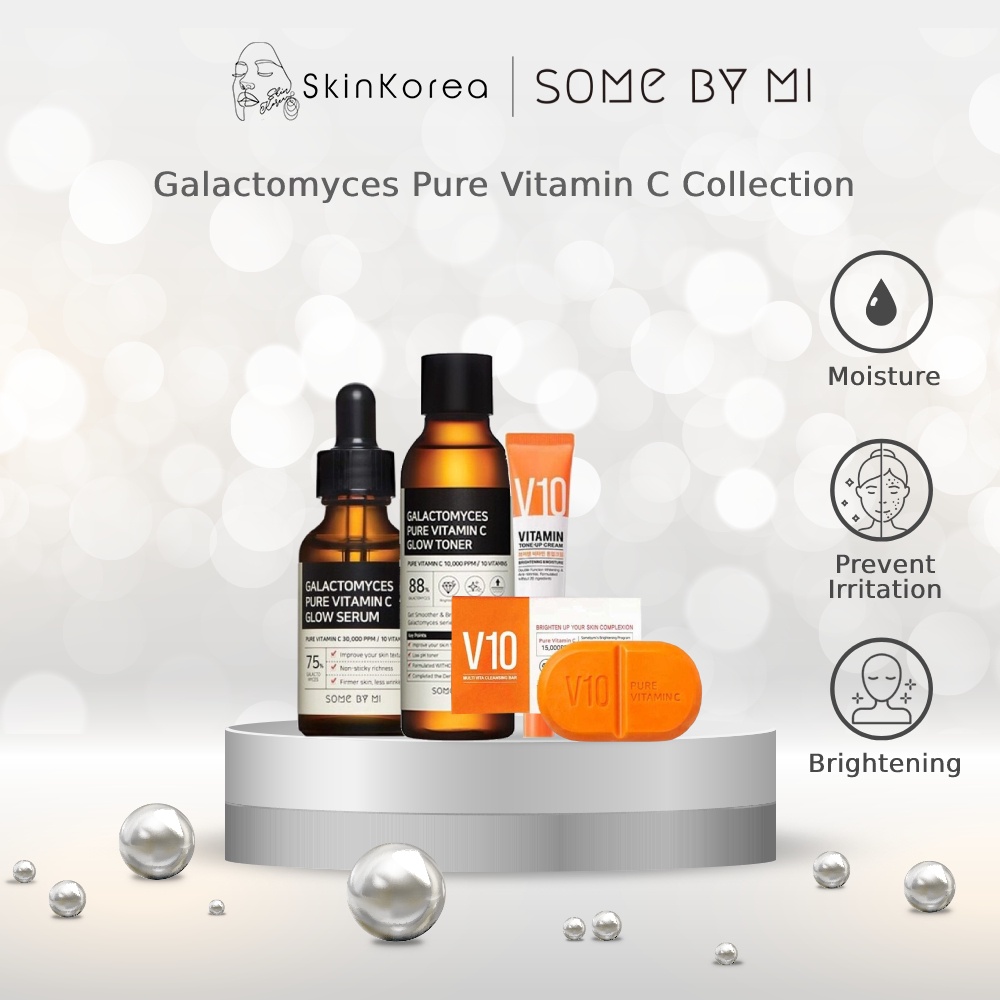 Some By Mi Galactomyces Pure Vitamin C Glow Serum 30ml + Toner 200ml ...