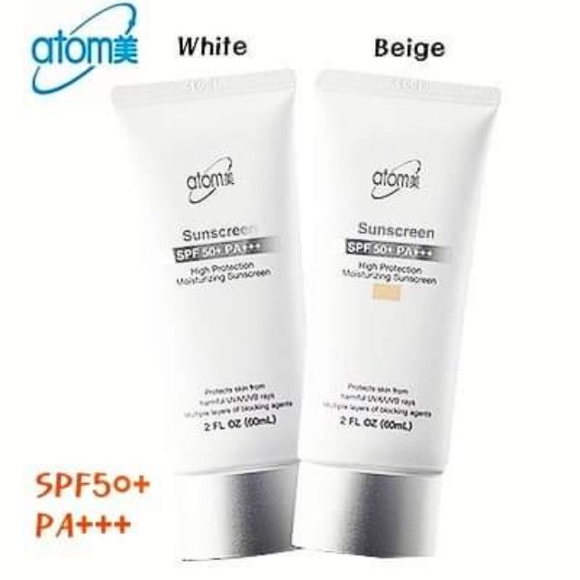 Atomy Sunscreen🌄 60ml SPF50+ & PA+++🔅 White / Beige 白皙 / 裸肤 | Shopee Malaysia