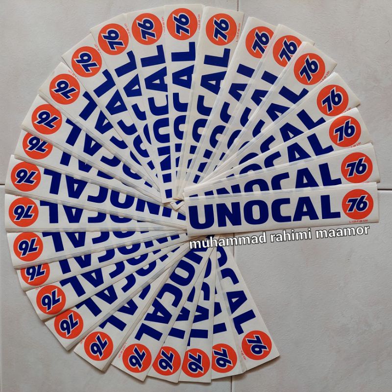 Sticker UNOCAL 76 original | Shopee Malaysia