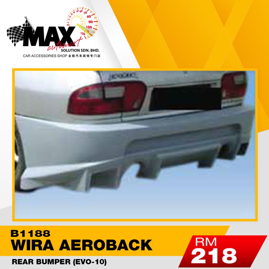 B1188 PROTON WIRA AEROBACK REAR BUMPER EVO 10 | Shopee Malaysia