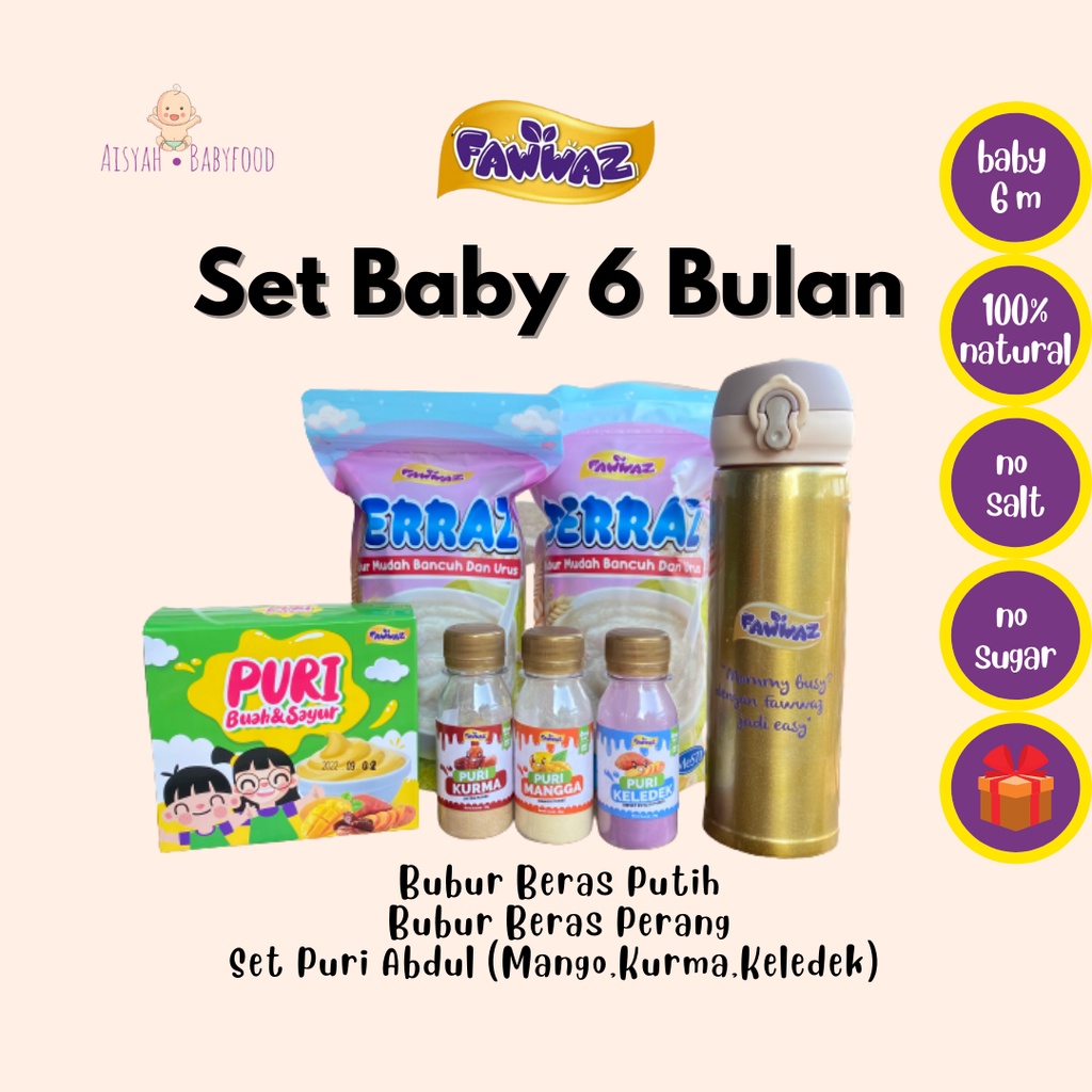 FAWWAZ Bubur Baby 6-12 Bulan | Shopee Malaysia