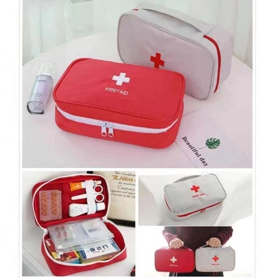 First Aid Kit Bag Emergency Kit Organizer (pouch only) | Shopee Malaysia