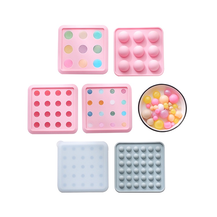 [with cover] silicone small ball mold mini small ice ball mold moon ...