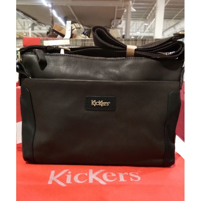 Original Kickers Leather Sling Bag (1KIC-S 78682) | Shopee Malaysia