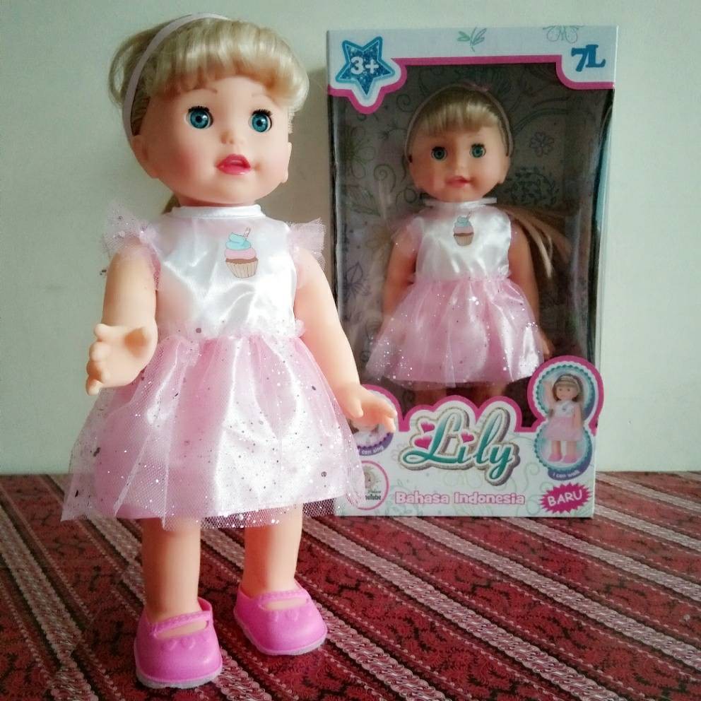 Toy Lily Walking and Singing Doll Indonesian Language Doll | Shopee ...