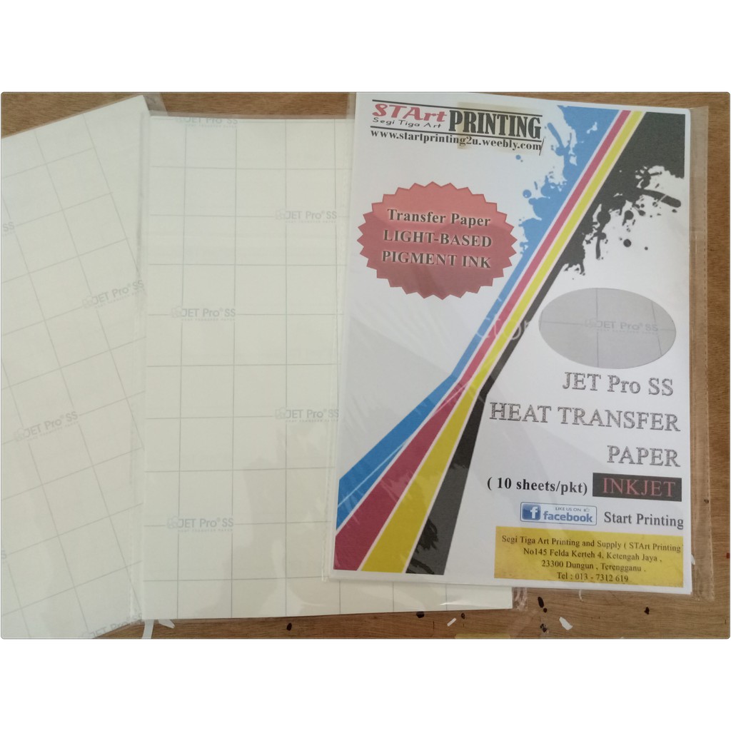 Jet Pro SS - Light Based Transfer Paper | Shopee Malaysia