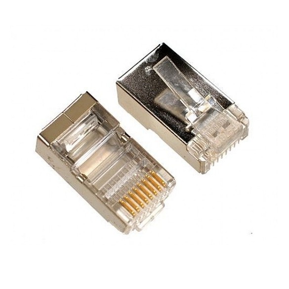 BELNET RJ45 LAN CAT5E METAL CONNECTOR (10PCS) OT047 | Shopee Malaysia