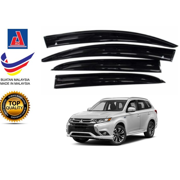 Mitsubishi Outlander (3rd Gen) 2013 AG Door Visor (Big 12cm Width ...