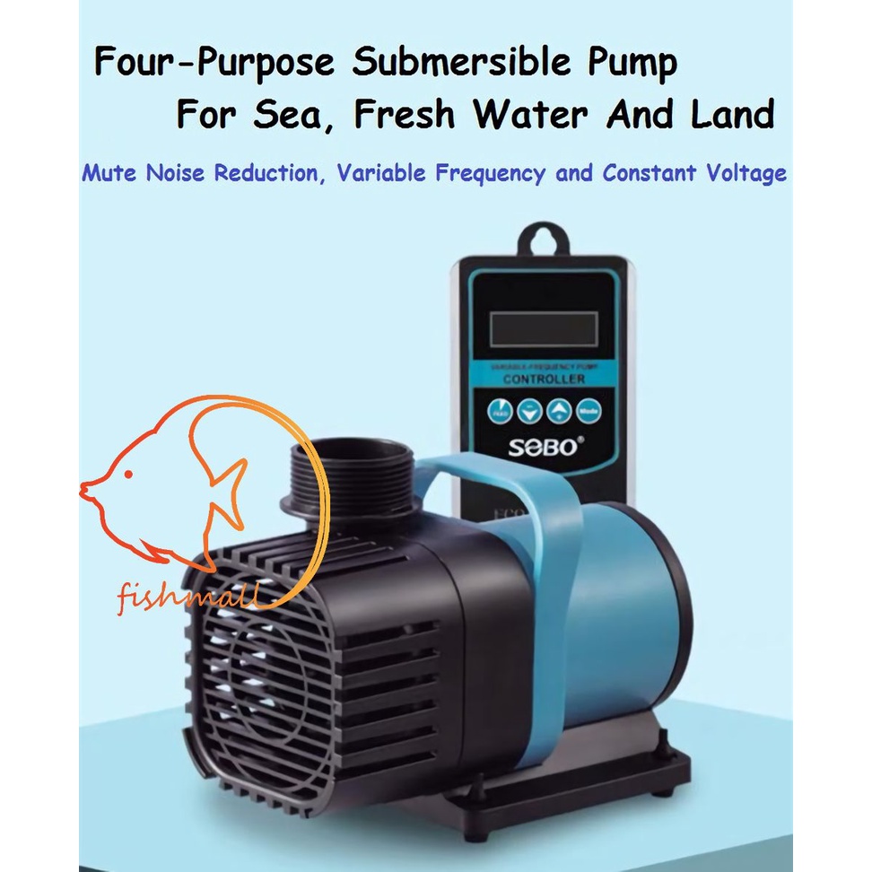 Sobo AC Amphibious SA-5000/8000/12000L Water Pump Fountain Pond ...