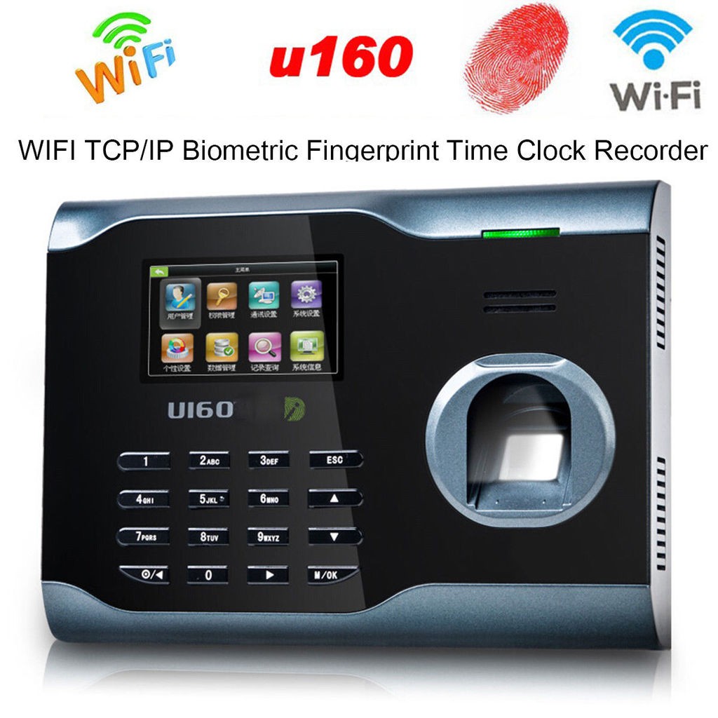 Zksoftware U160 Biometric Fingerprint Attendance Time Clock Recorder ...