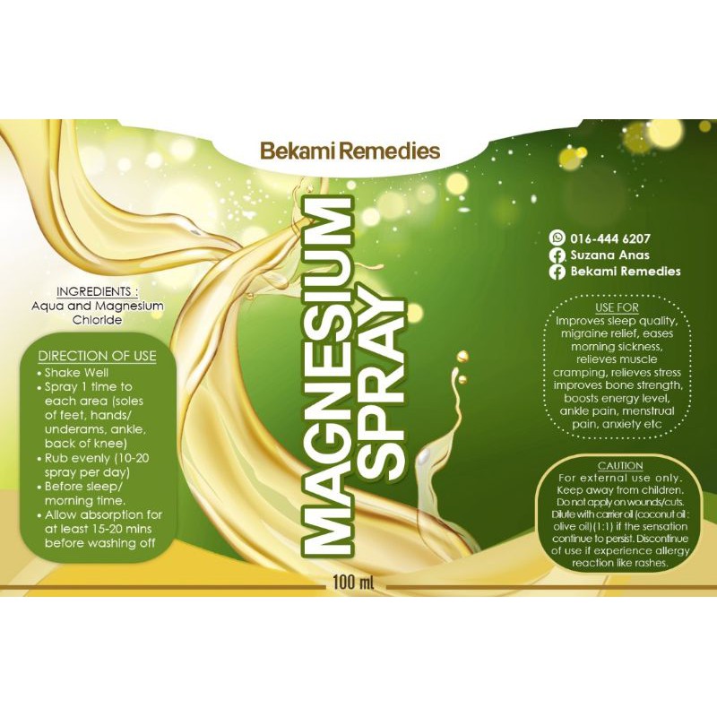 🔥🔥🔥THE BEST MAGNESIUM OIL | 100 ml🔥🔥🔥 | Shopee Malaysia