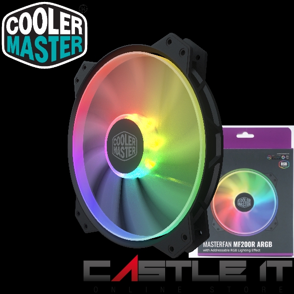 COOLER MASTER MF200R ARGB 20CM FAN MASTERFAN (R4-200R-08FA-R1 ...