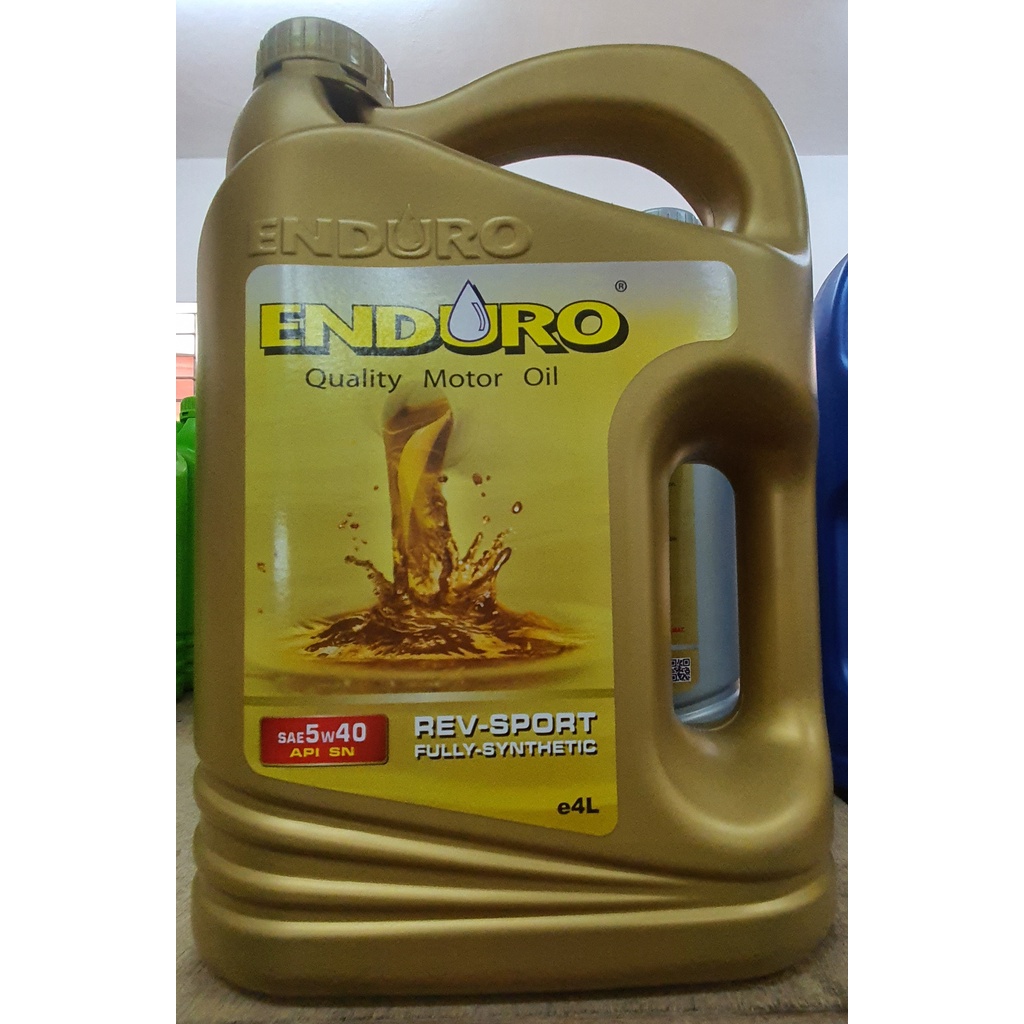 Enduro | 5W-40 | 4L | Fully Synthetic Engine Oil | API SN | Shopee Malaysia