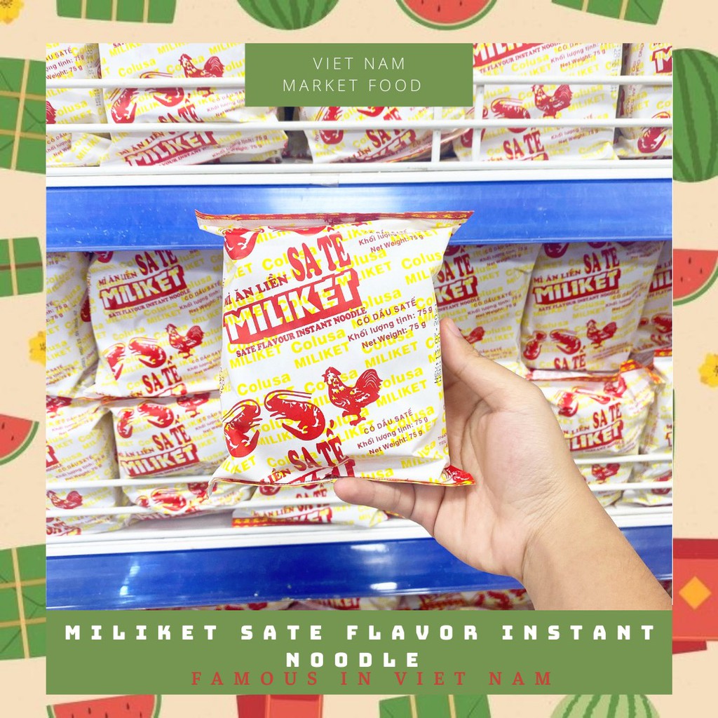 SA Viet nam miliket sate flavor instant noodle - miliket instant ...
