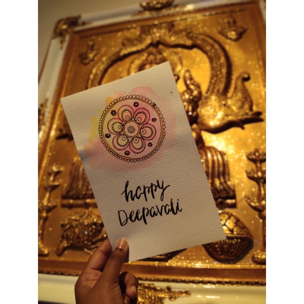 Deepavali Cards (Handmade, High Quality) | Shopee Malaysia