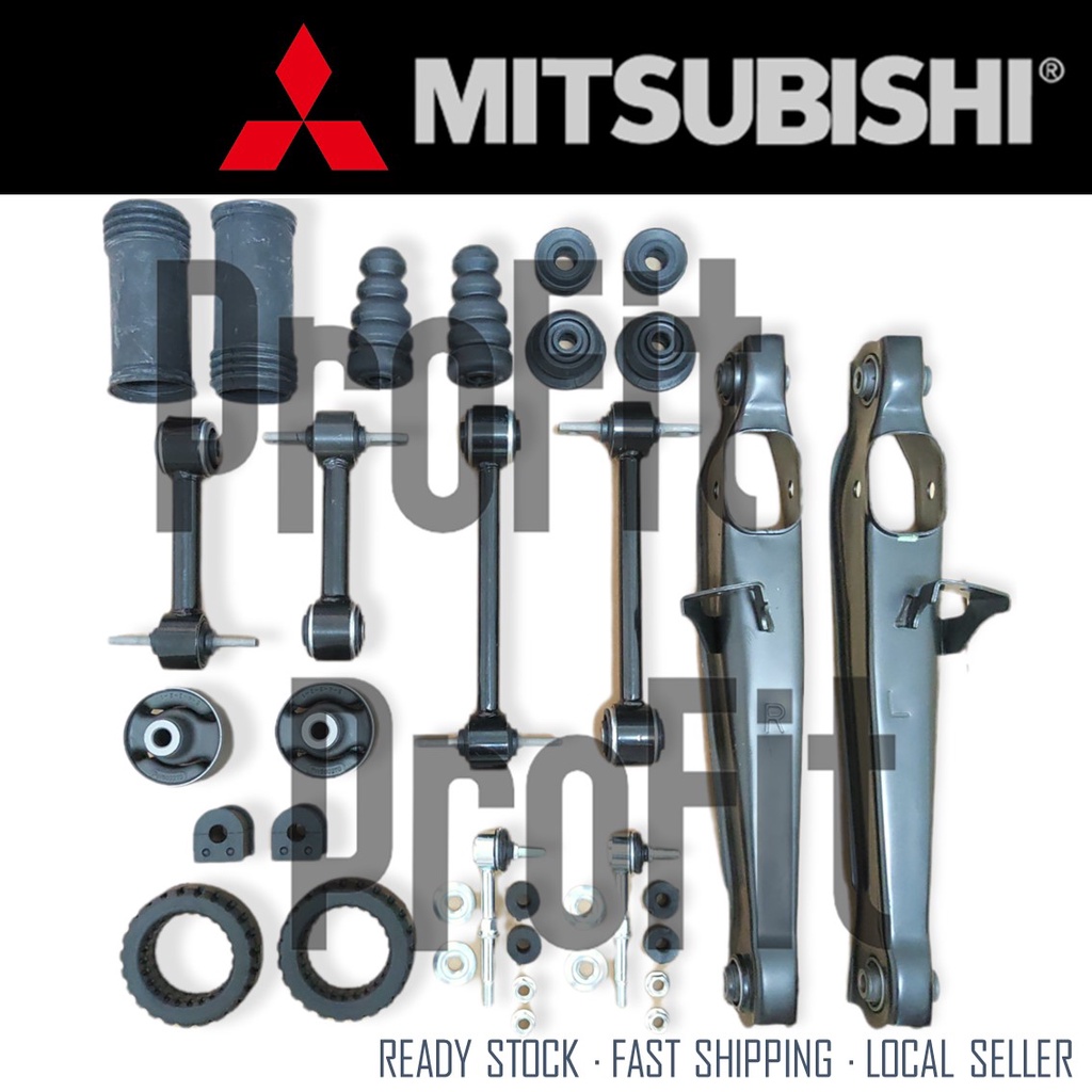 【1 SET 22PCS】Proton Waja Wira Persona Gen2 Satria Old Rear Trailing Arm ...