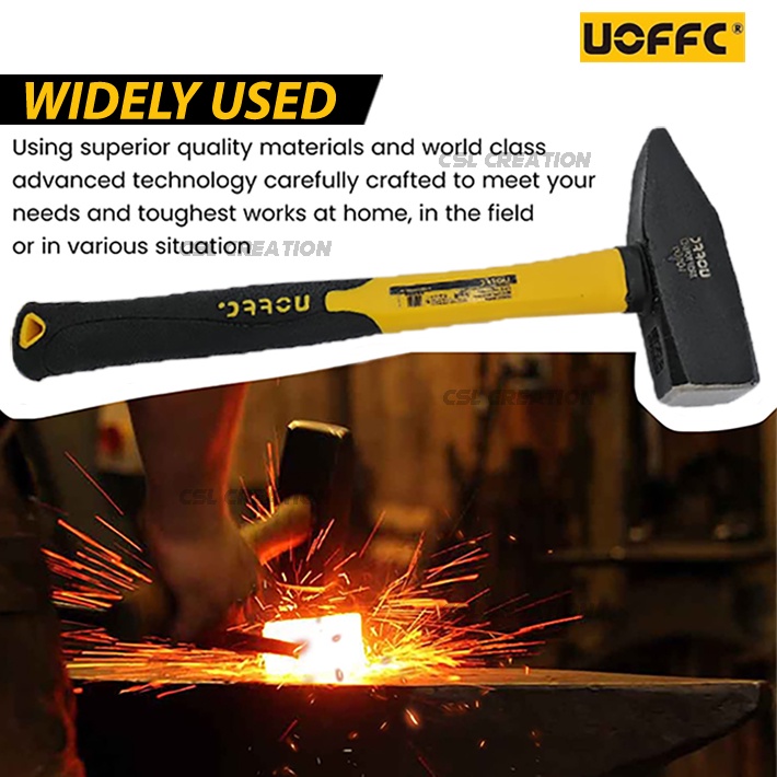 UOFFC 200G 300G 500G 1000G Machinist Hammer Drop Forged Hammer Head ...