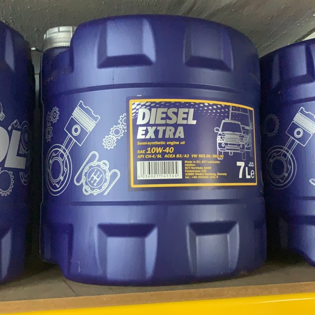 Engine oil mannol made in germany 🇩🇪 🇩🇪🇩🇪 diesel extra 10w40 7 litre ...